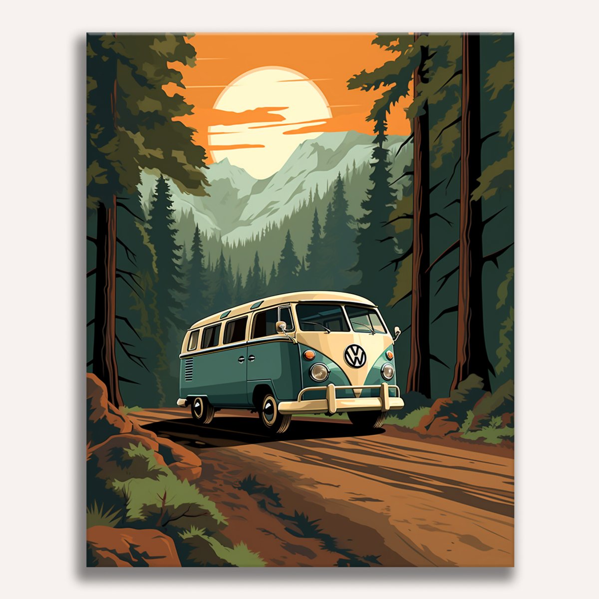Camping Trip Paint by Numbers Kit