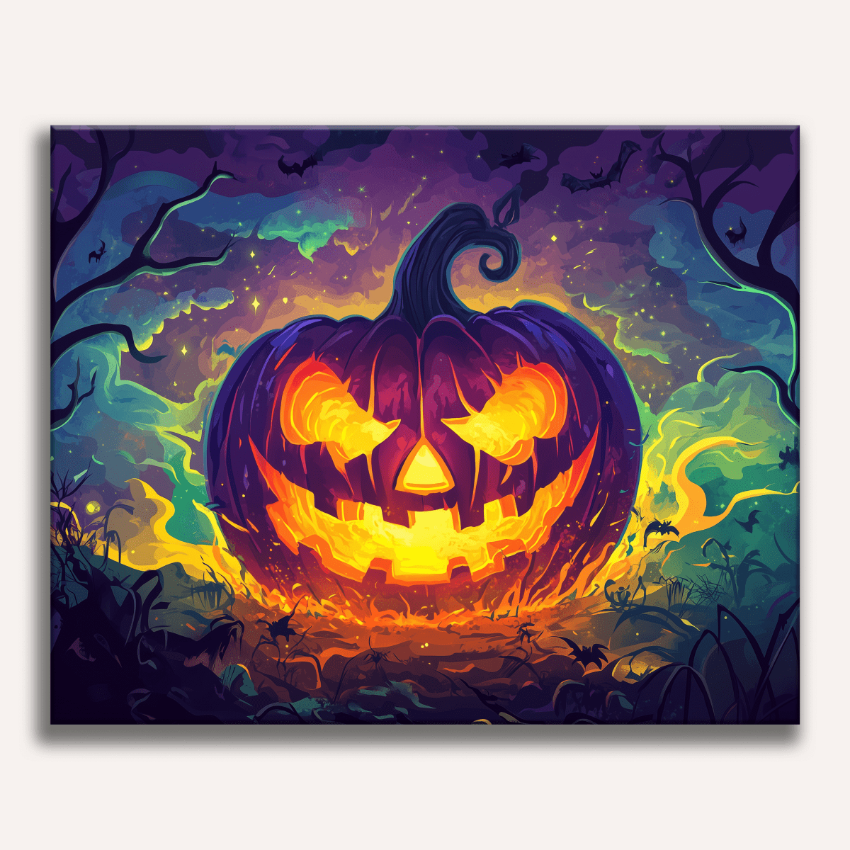 Jack o' Lantern Paint by Numbers Kit