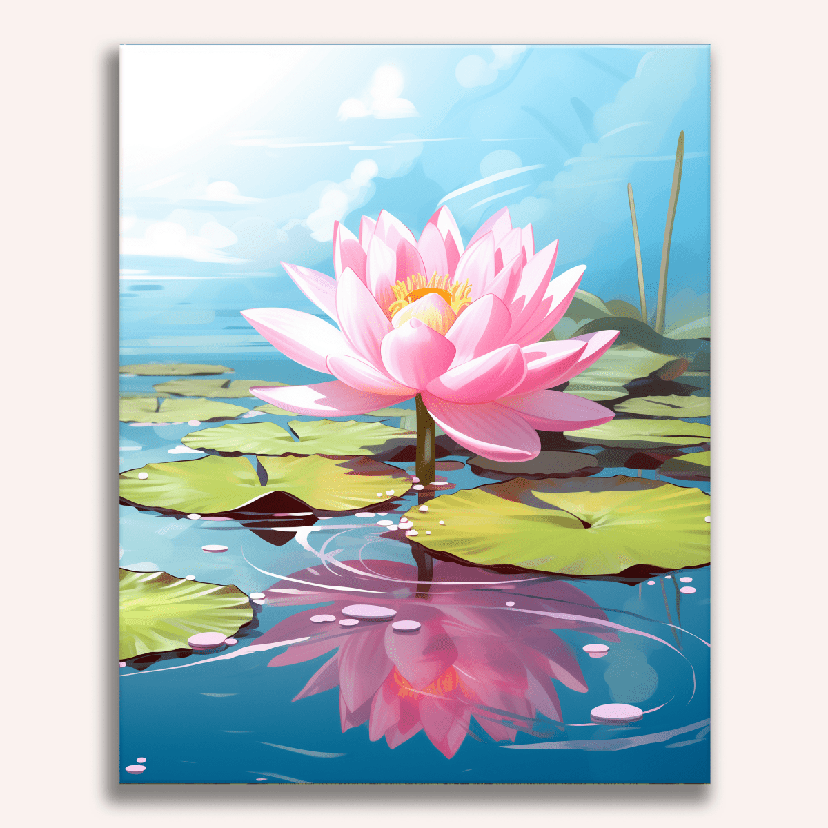 Lone Lily Paint by Numbers Kit