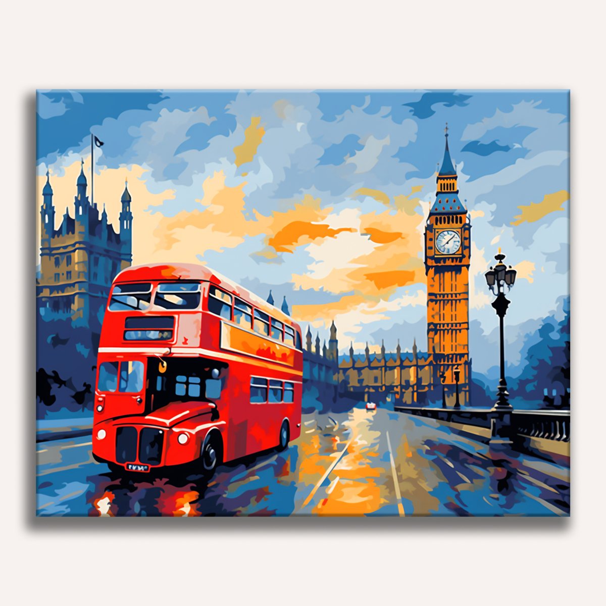 London Twilight Paint by Numbers Kit