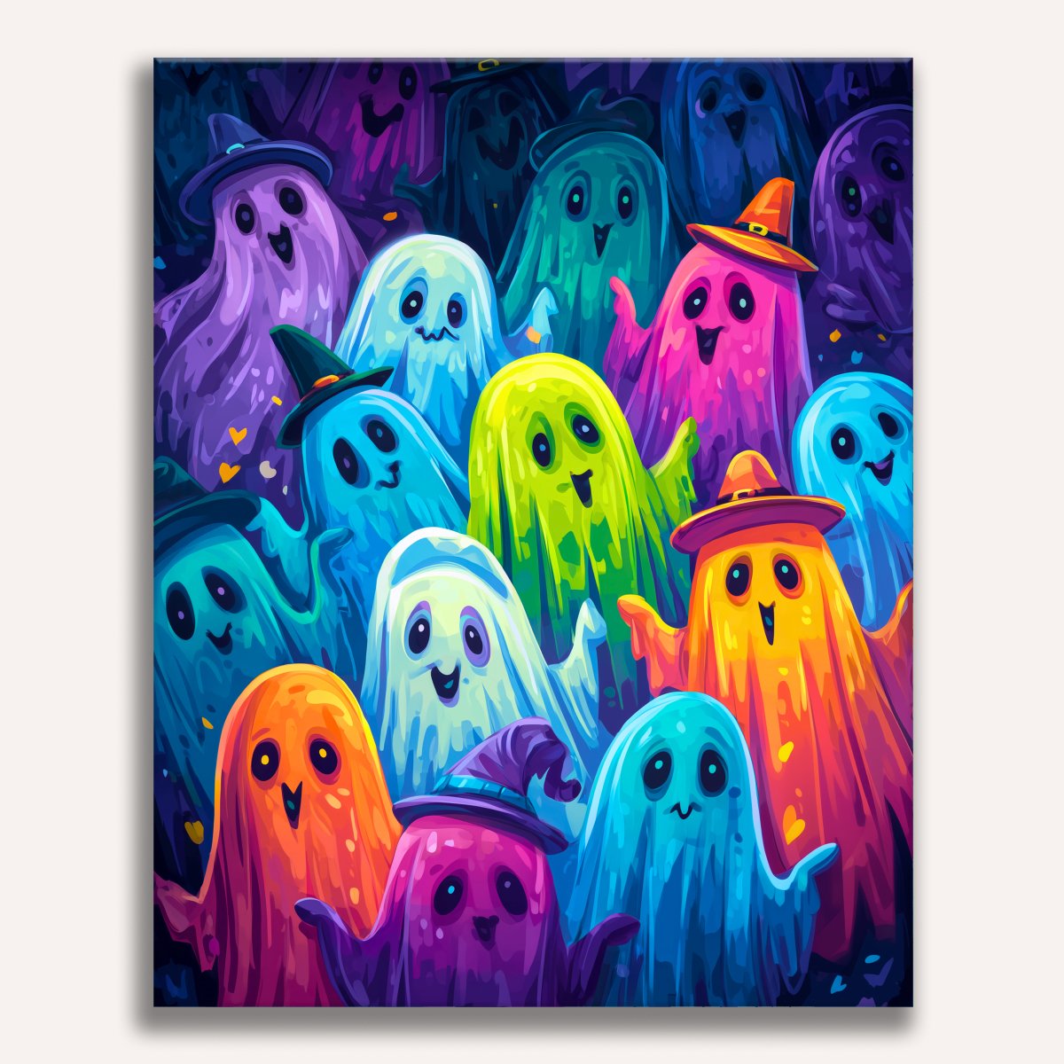 A Ghostly Meeting Paint by Numbers Kit