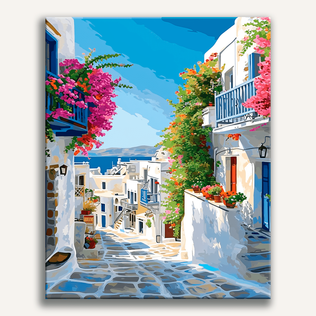 Aegean Steps Paint by Numbers Kit