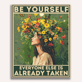 Be Yourself | Paint by Numbers Kit by Number Artist