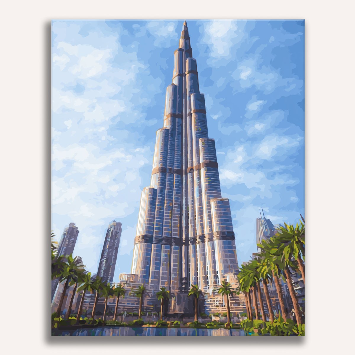 Burj Khalifa Paint by Numbers Kit