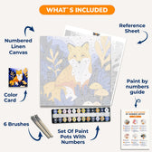Calm Fox Paint by Numbers Kit