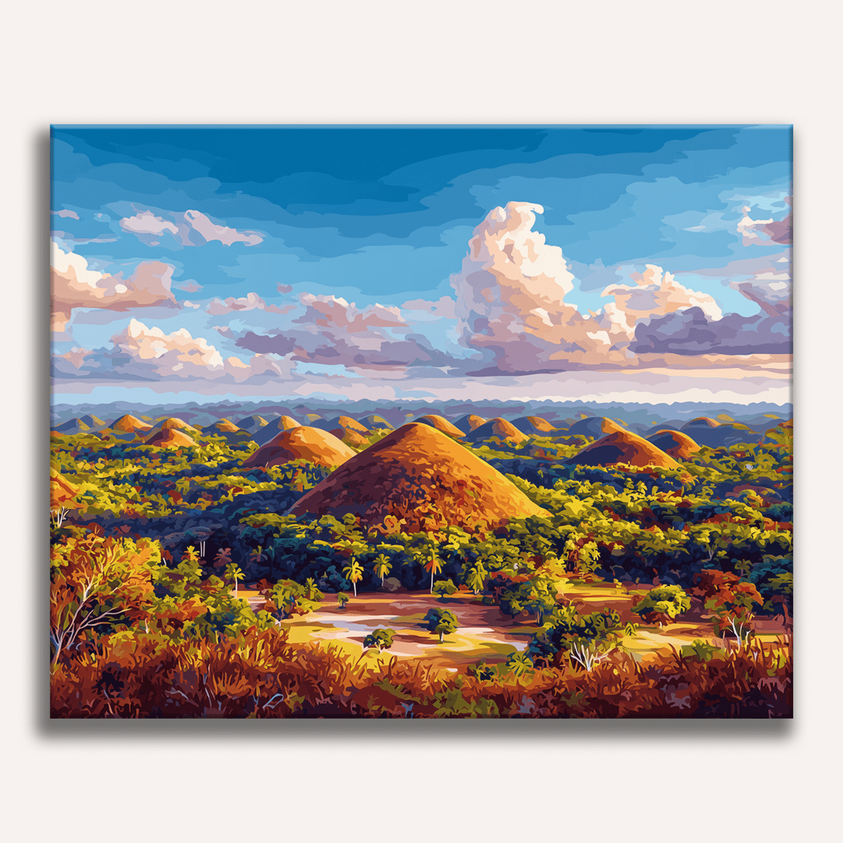 Chocolate Hills Paint by Numbers Kit
