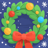 Christmas Wreath Paint by Numbers Kit