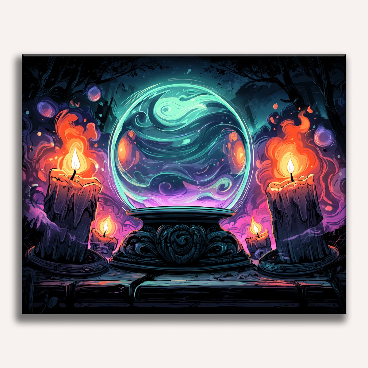 Crystal Ball Swirl Paint by Numbers Kit