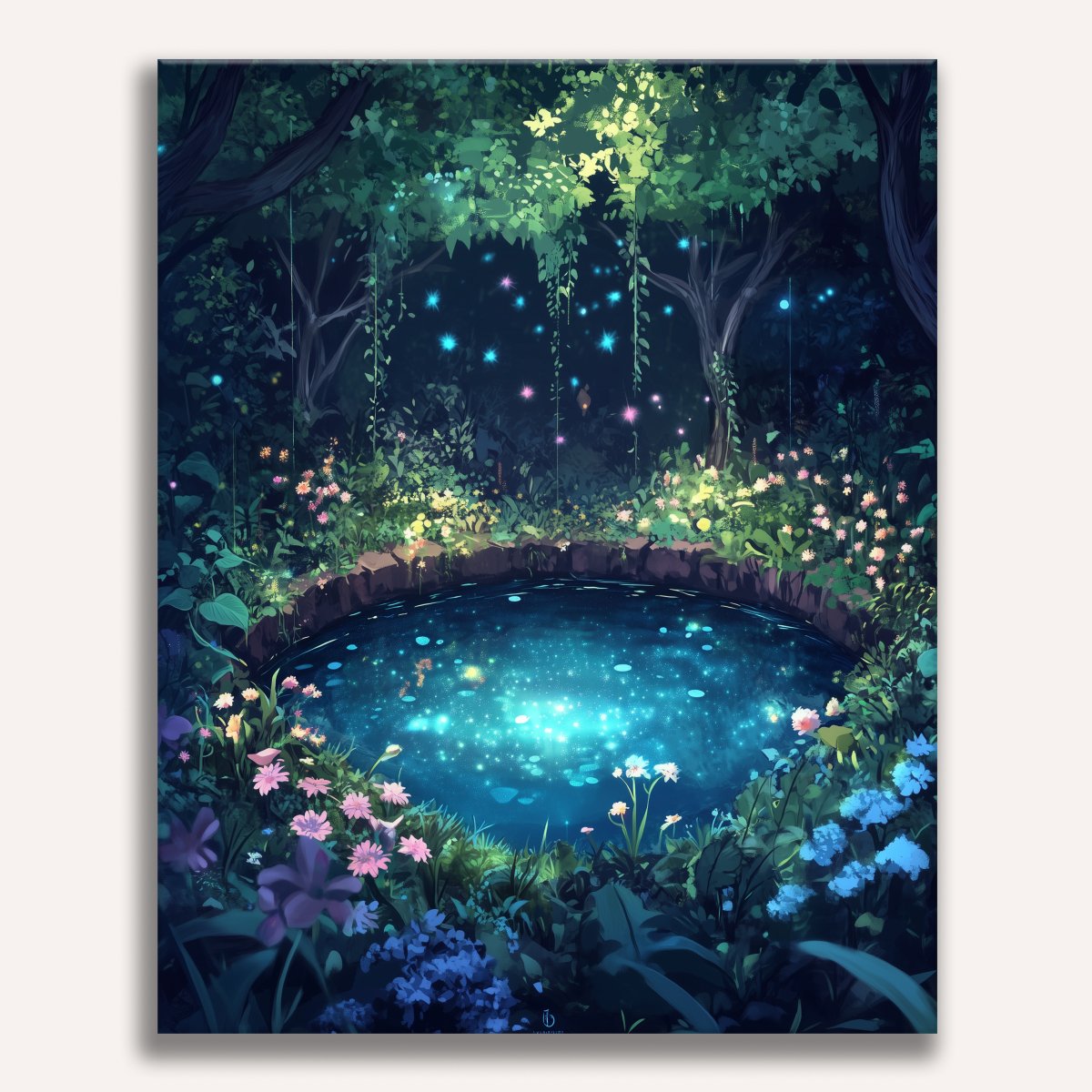 Crystalline Pool Paint by Numbers Kit