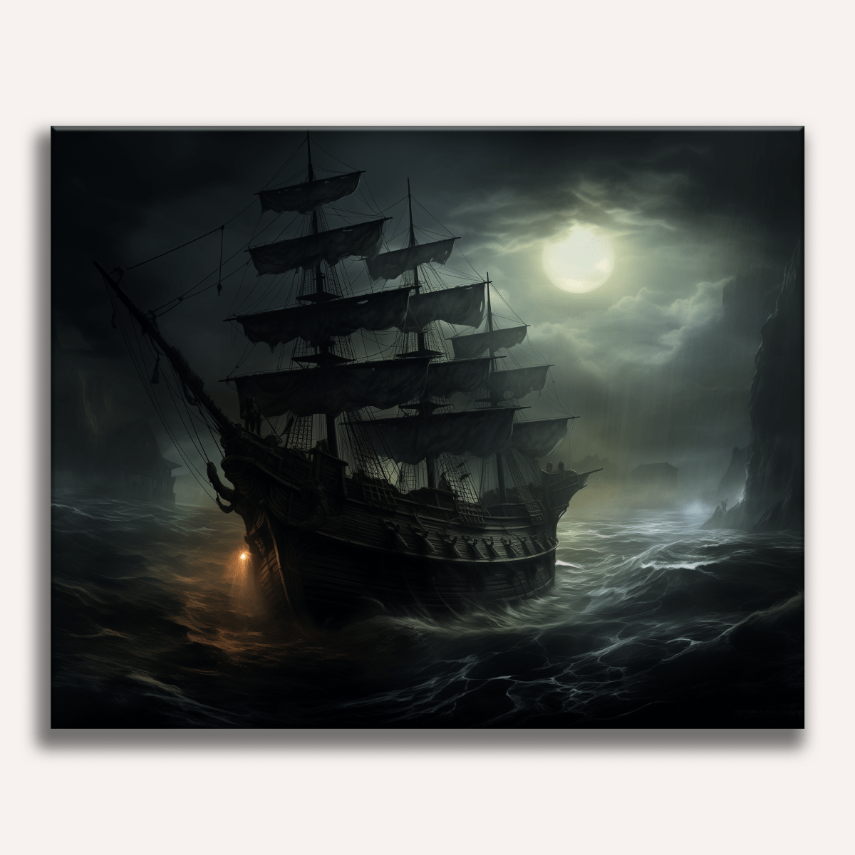 Dead Man's Ship Paint by Numbers Kit