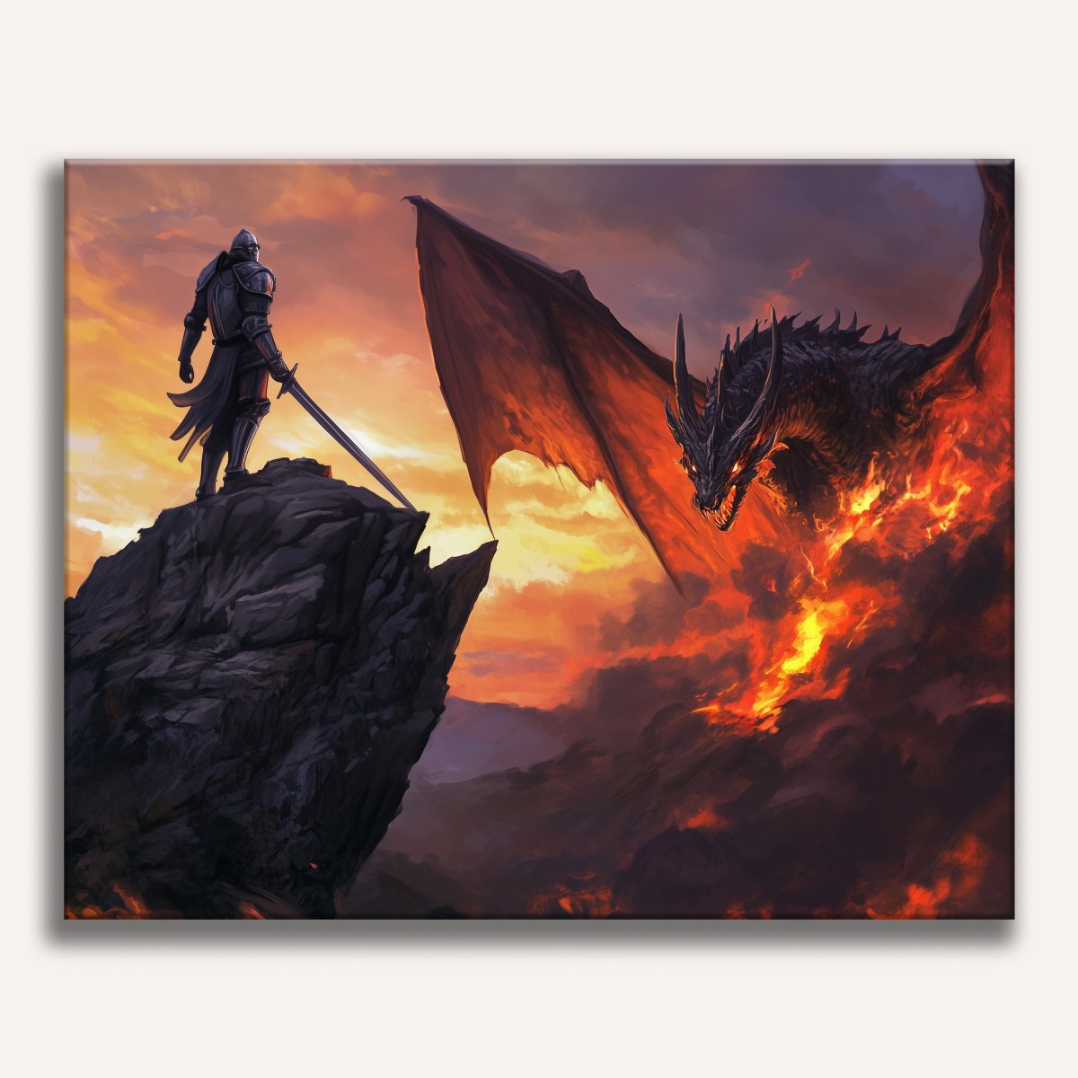 Dragon's Wrath Paint by Numbers Kit