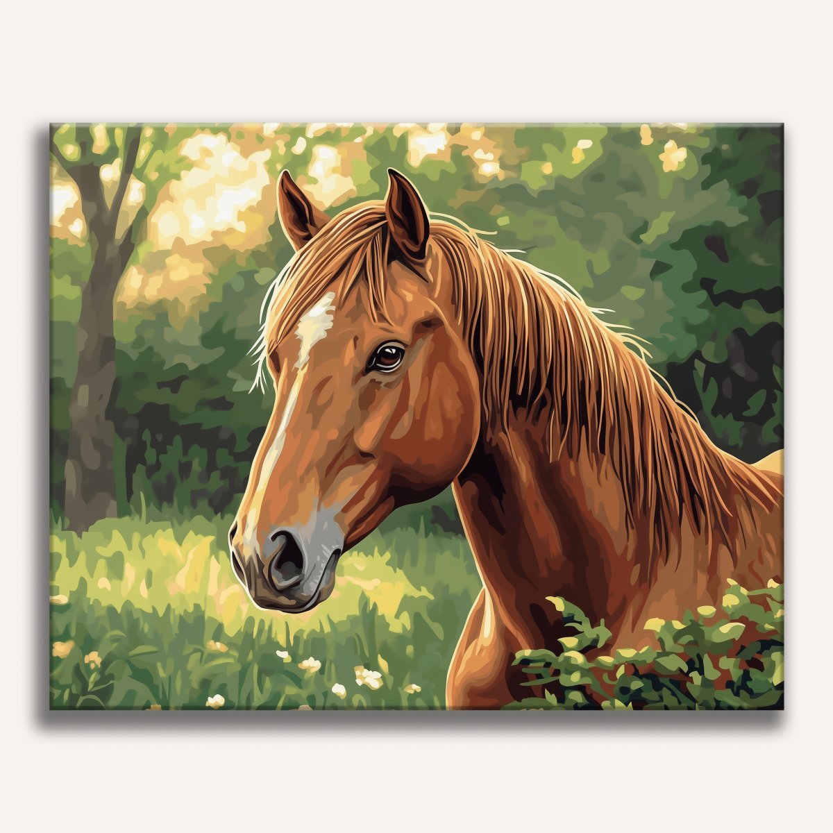 Fierce Stallion | Paint by Numbers Kit by Number Artist