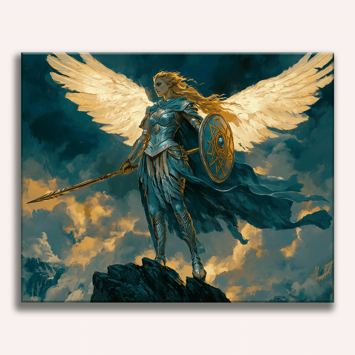 Fierce Valkyrie Paint by Numbers Kit