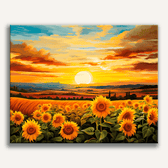 Golden Fields Paint by Numbers Kit