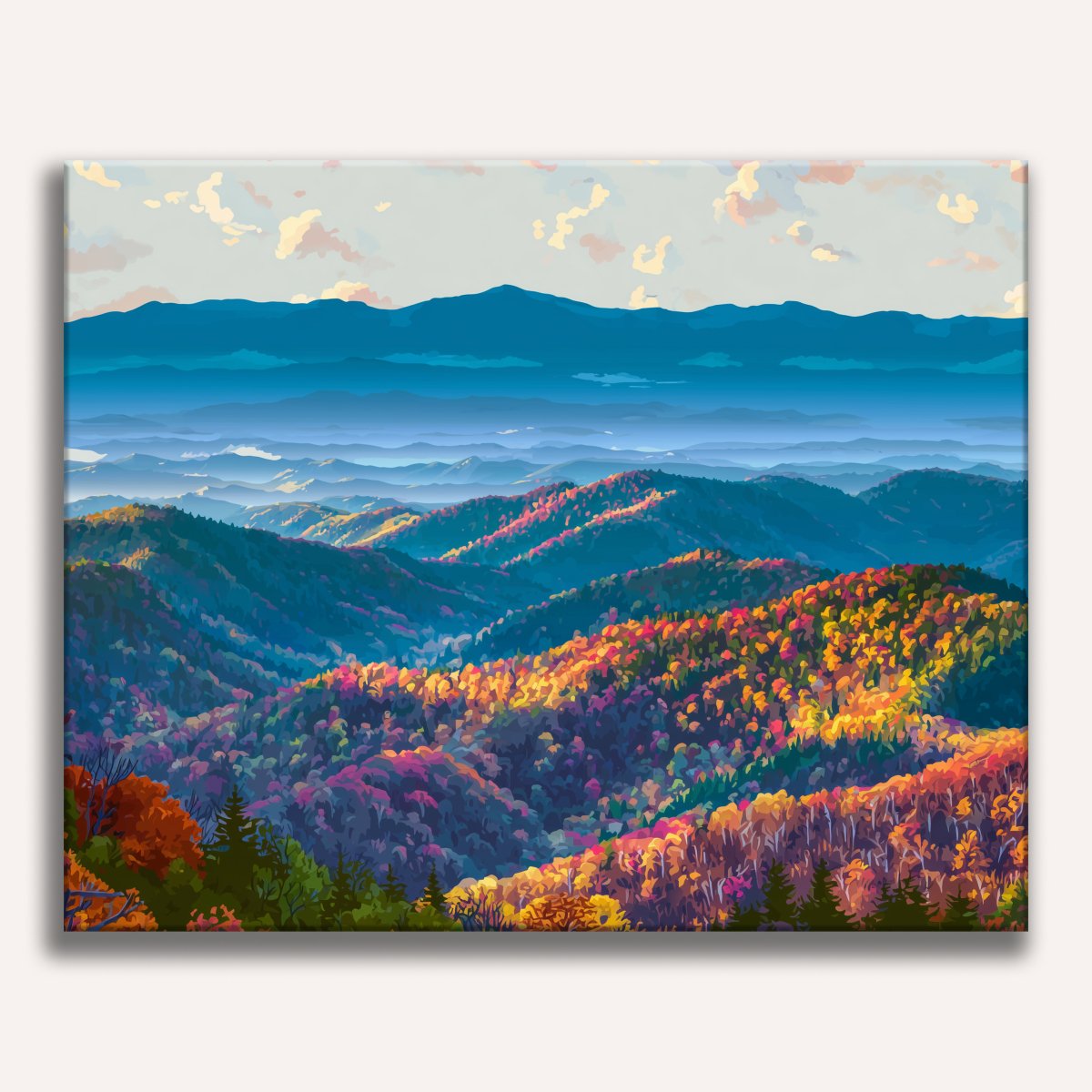 Great Smoky Mountains National Park Paint by Numbers Kit