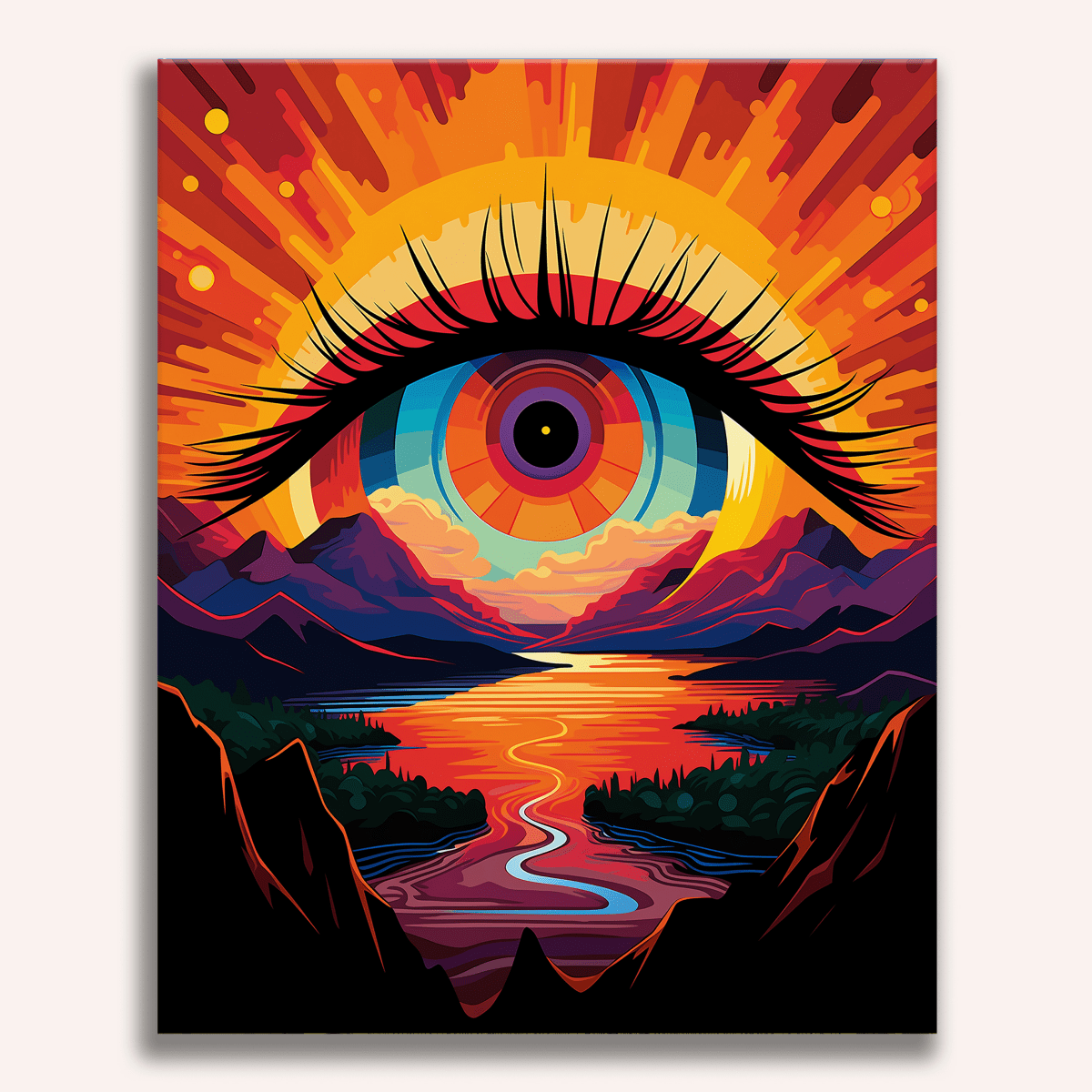 Horizon Gaze Paint by Numbers Kit