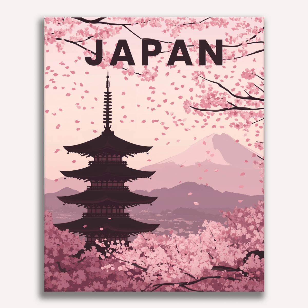 Japan Paint by Numbers Kit
