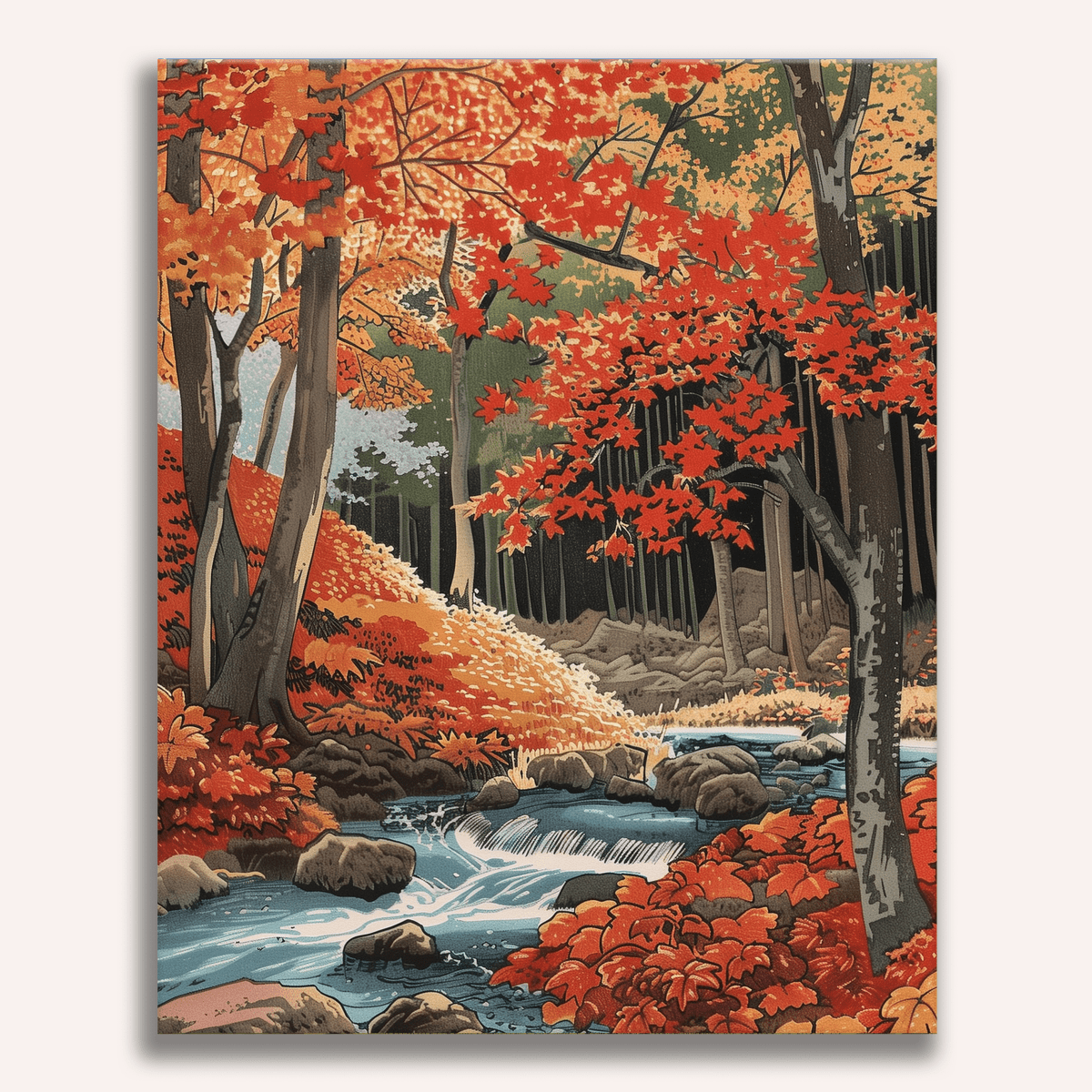 Late Fall Paint by Numbers Kit