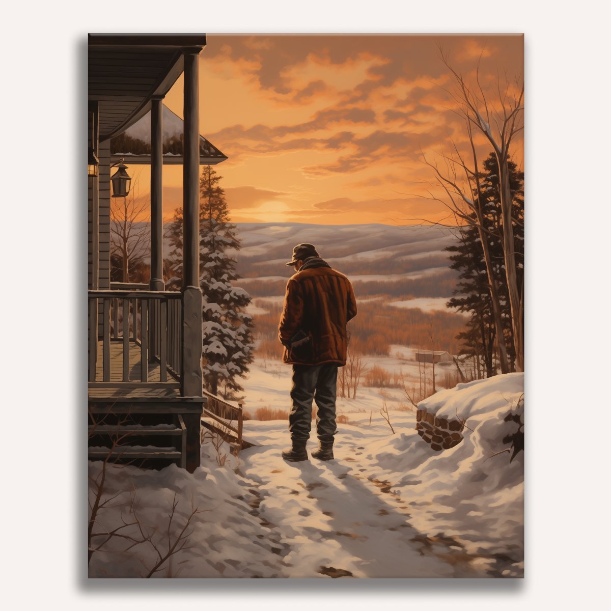 Late Winter | Paint by Numbers Kit by Number Artist