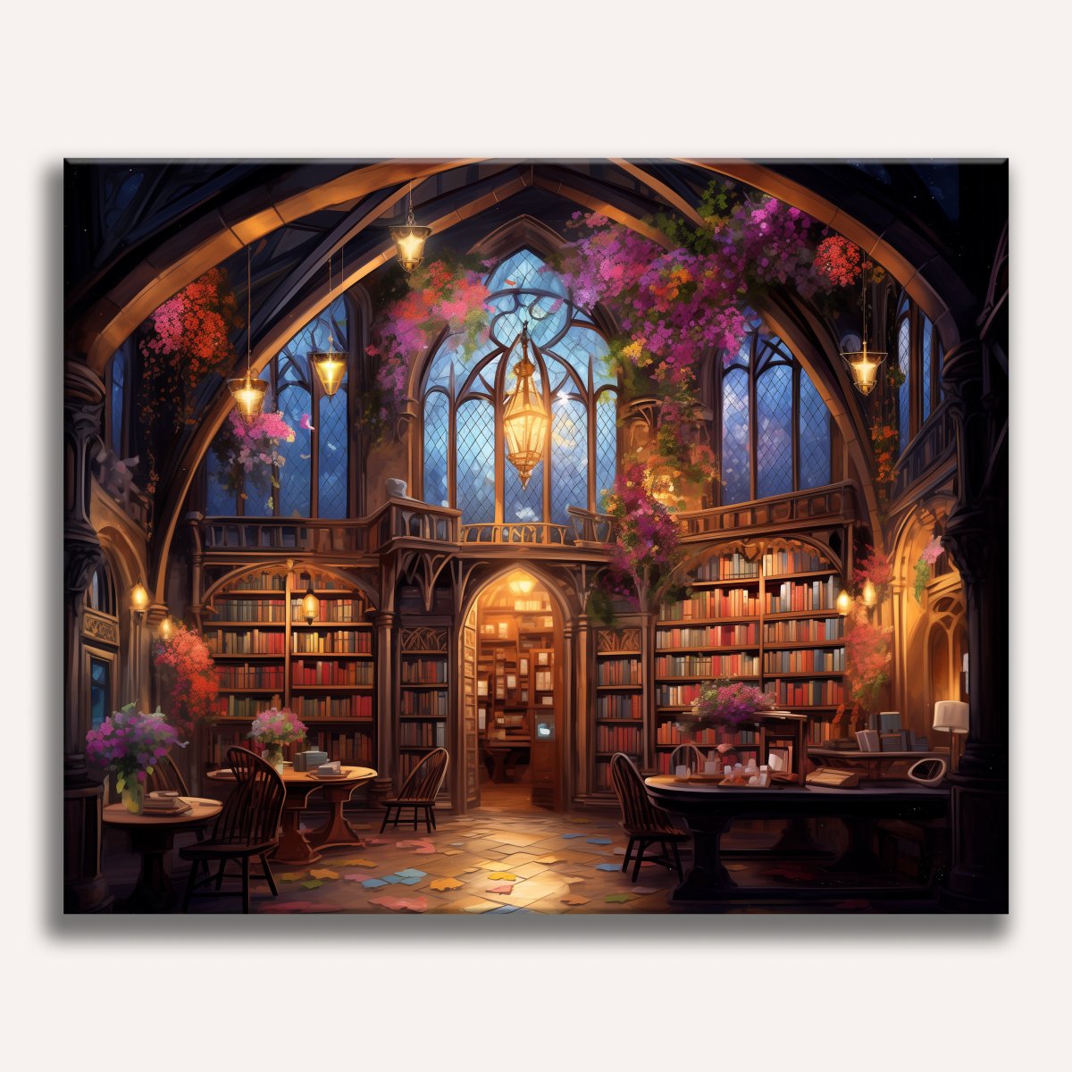 Librarian Peace Paint by Numbers Kit