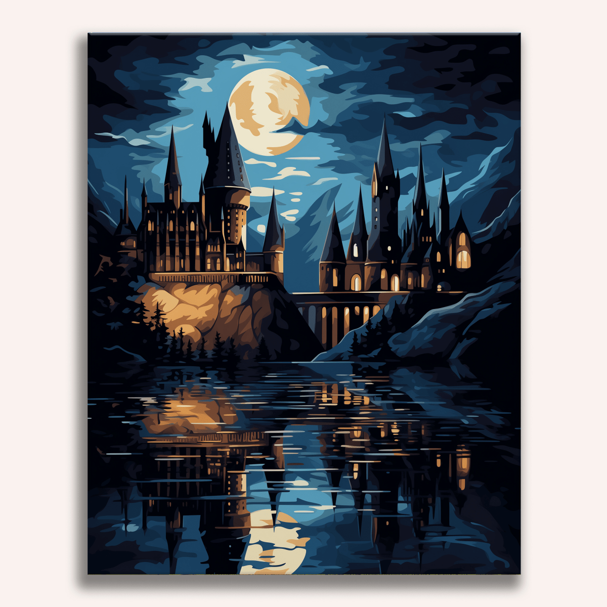 Midnight Castle Paint by Numbers Kit