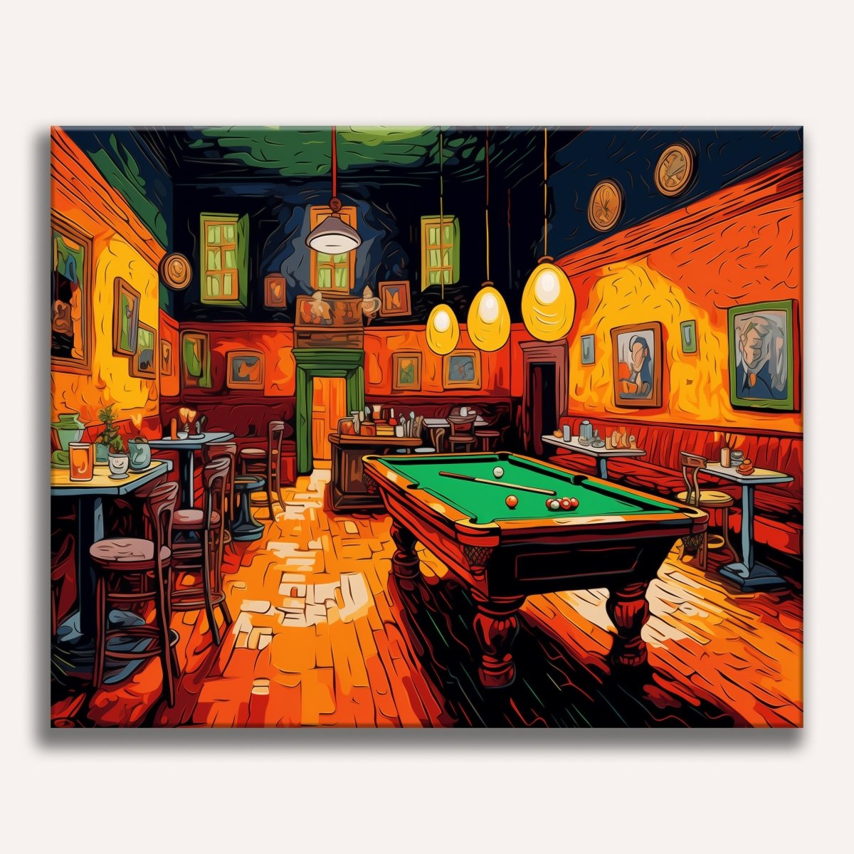 Night Cafe | Paint by Numbers Kit by Number Artist