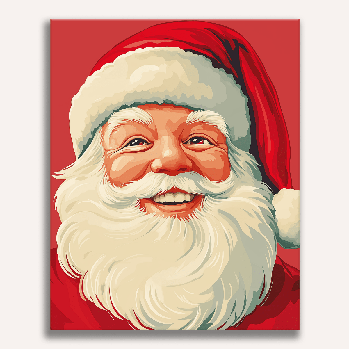 Portrait of Santa Paint by Numbers Kit