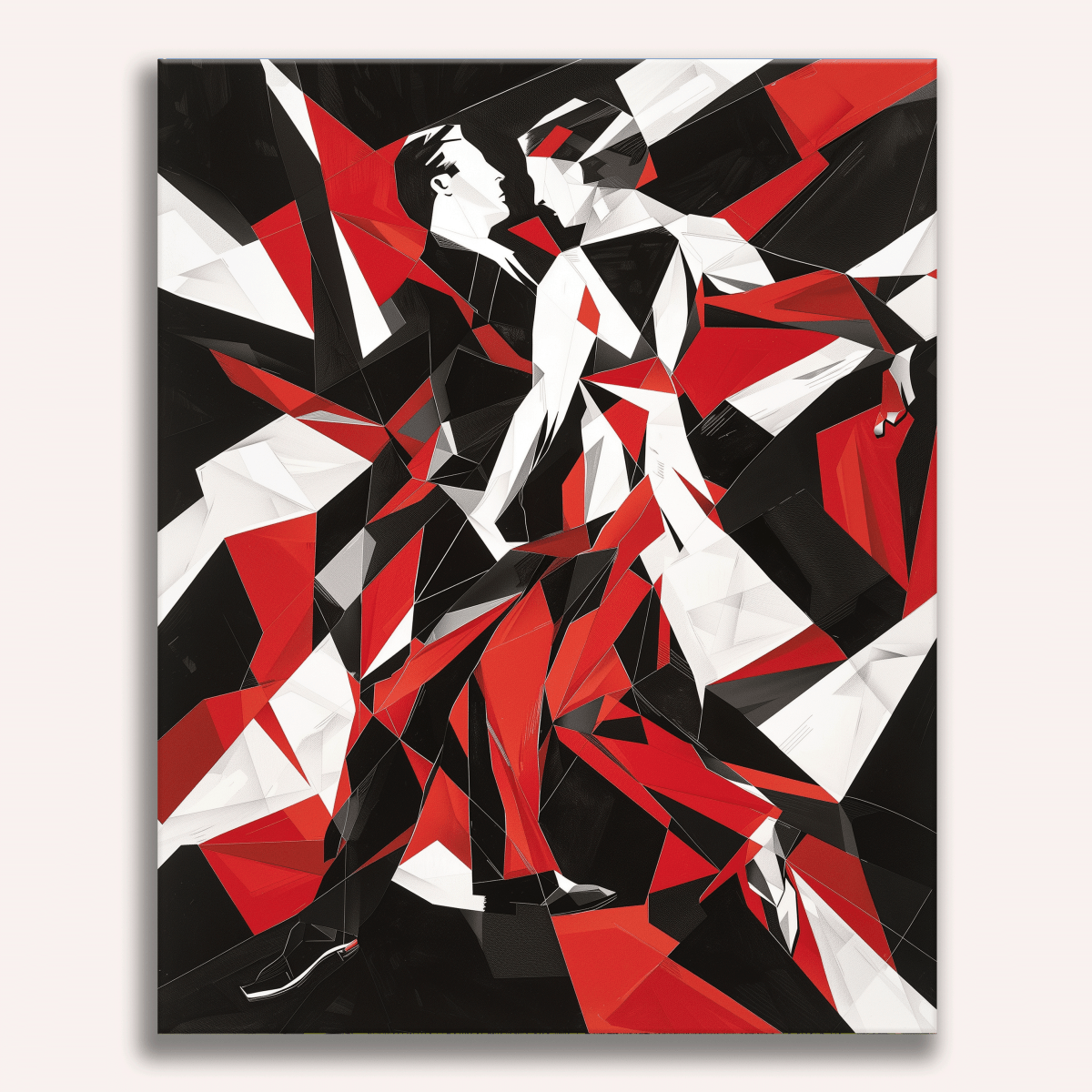 Red Tango Paint by Numbers Kit