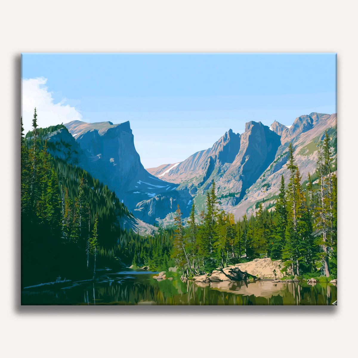 Rocky Mountain National Park Paint by Numbers Kit