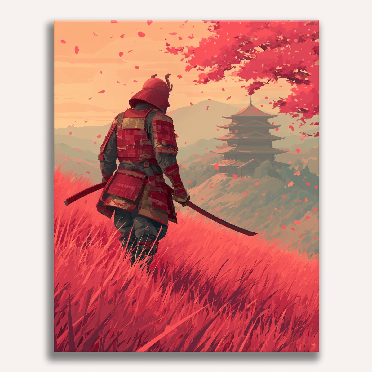 Samurai's Path Paint by Numbers Kit