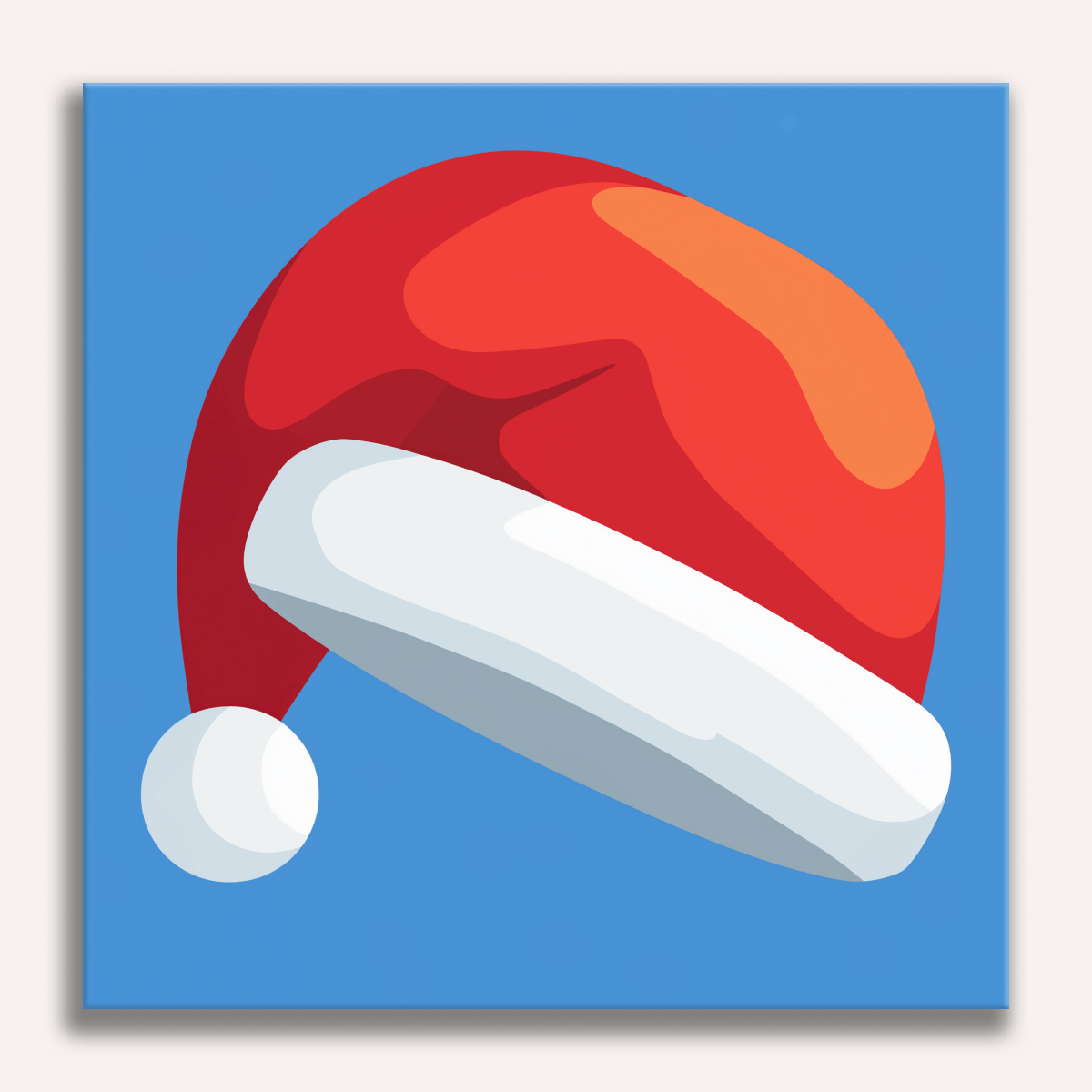 Santa's Hat Paint by Numbers Kit
