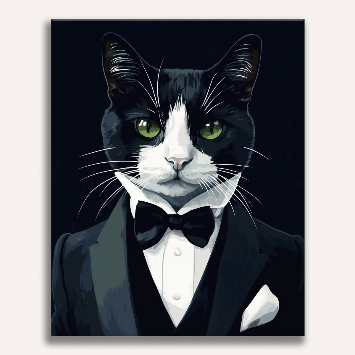 Sharp Tuxedo Paint by Numbers Kit