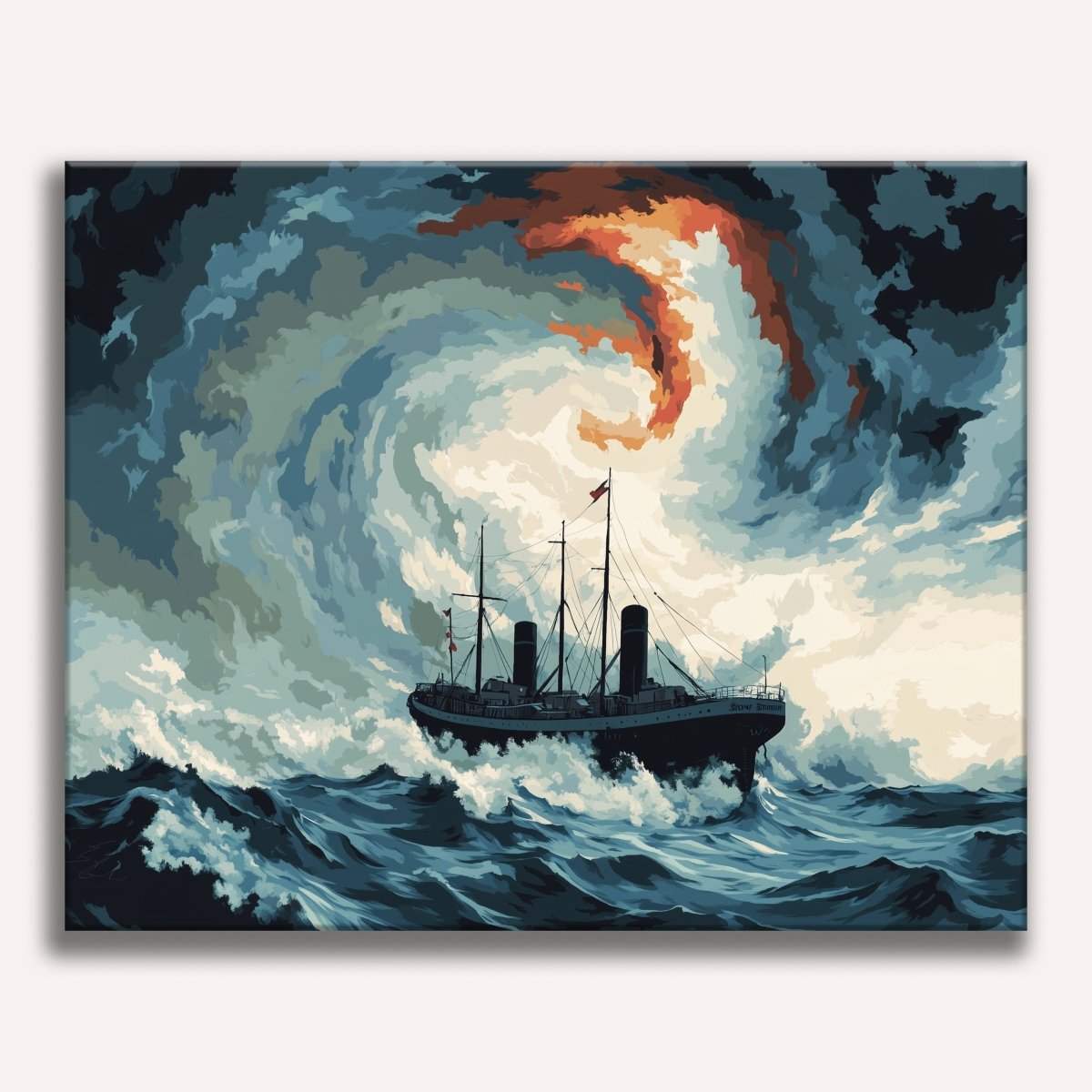 Snow Storm | Paint by Numbers Kit by Number Artist