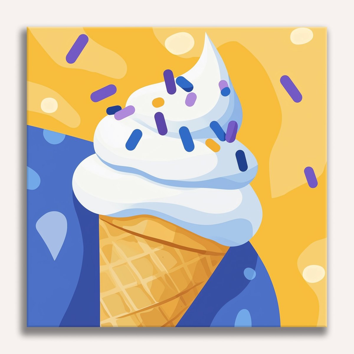 Sprinkled Ice Cream Paint by Numbers Kit