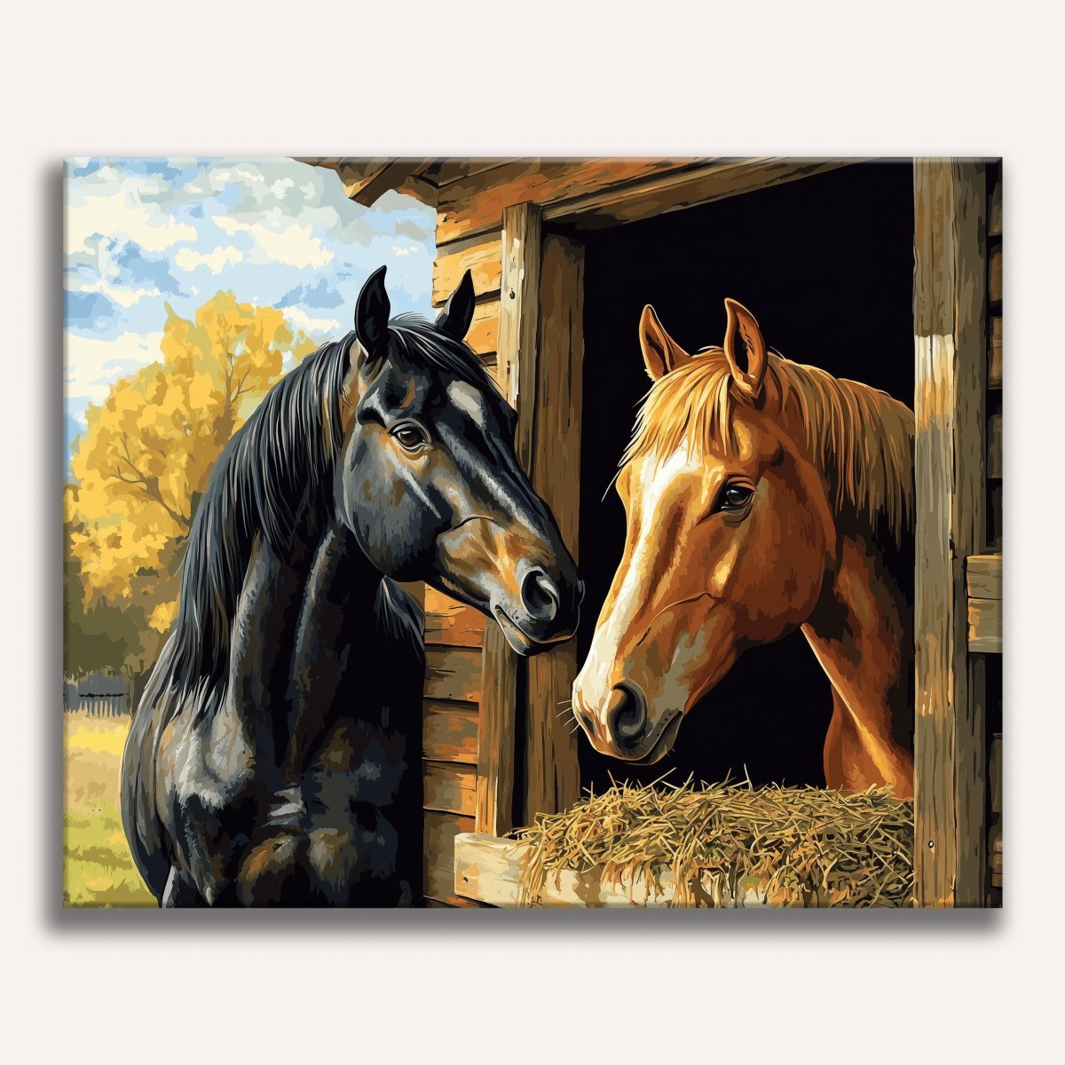 Stable Companion | Paint by Numbers Kit by Number Artist