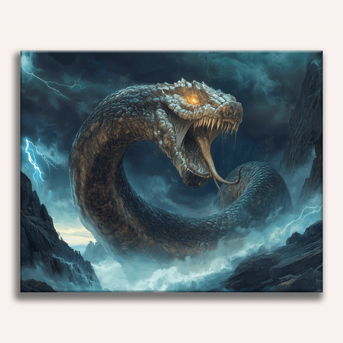 The World Serpent Paint by Numbers Kit