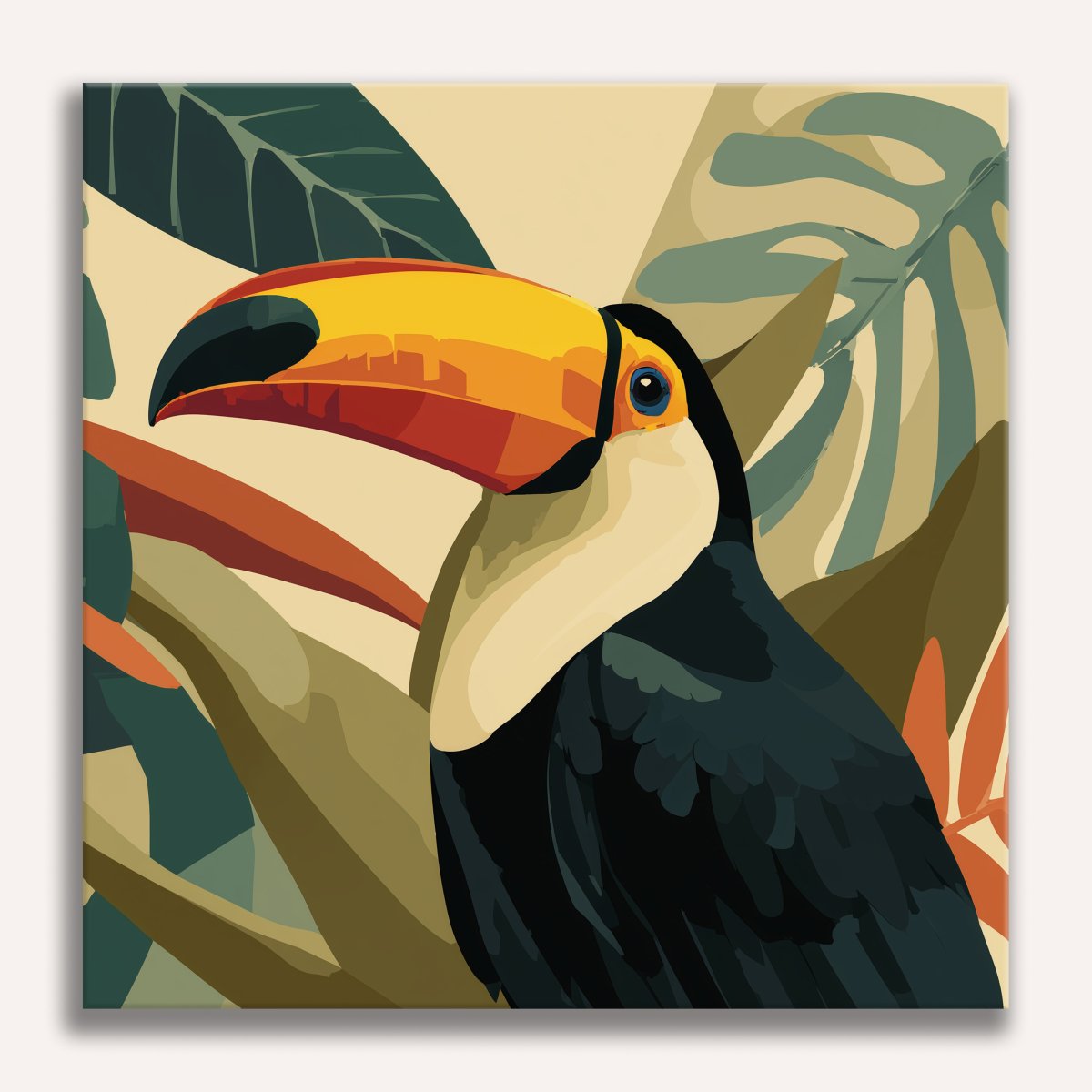 Toucan Portrait Paint by Numbers Kit
