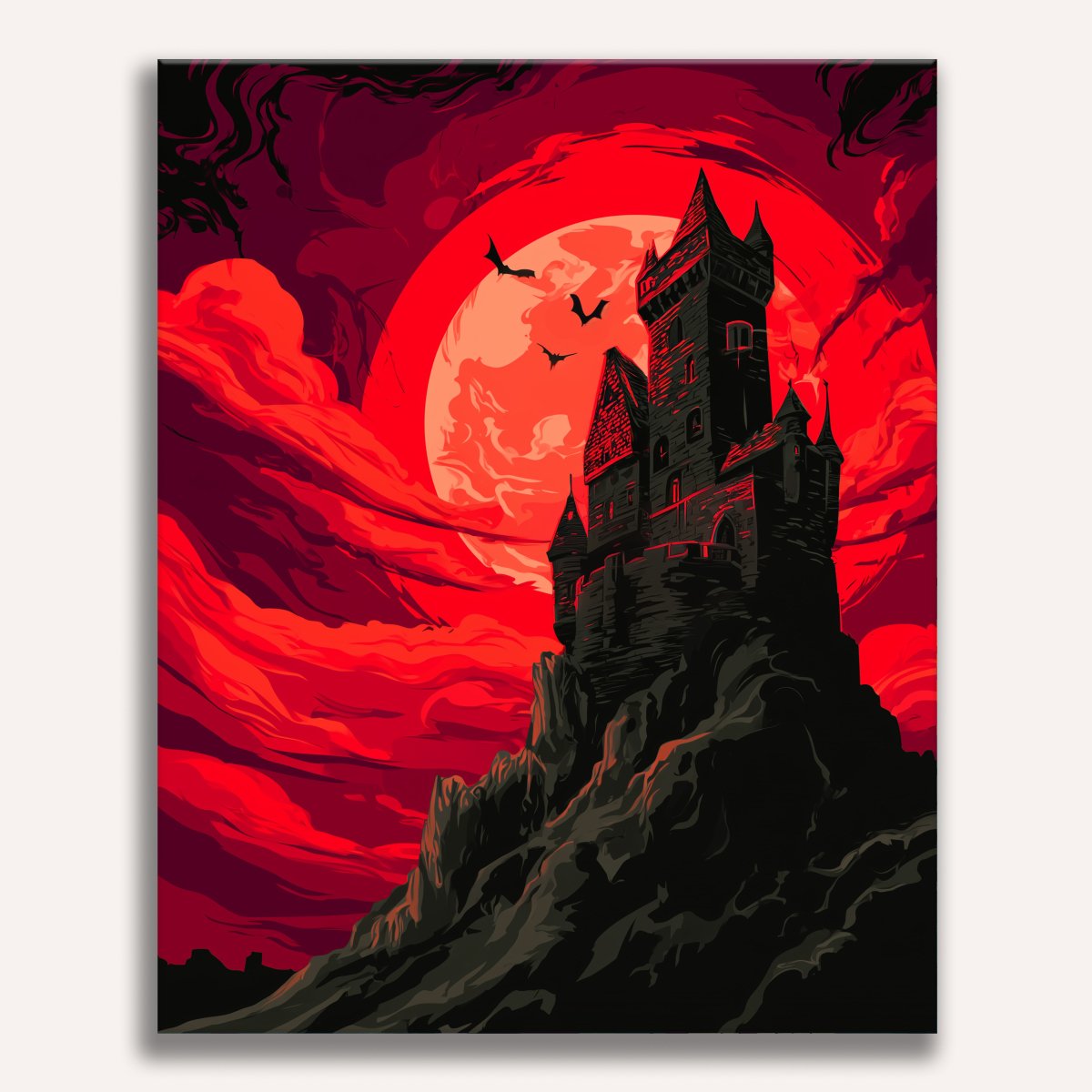 Vampire Castle Paint by Numbers Kit