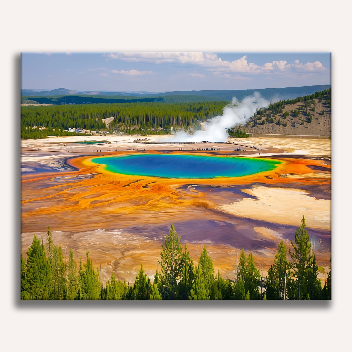 Yellowstone National Park Paint by Numbers Kit